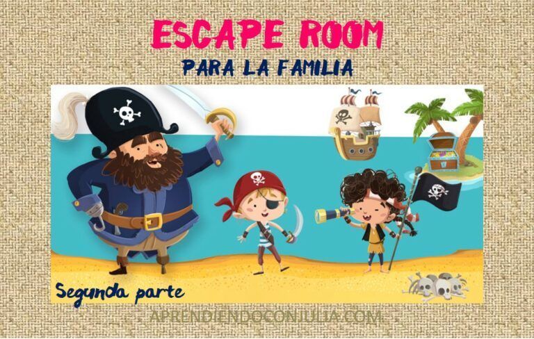 Escape room online en familia. Segunda parte - Aprendiendo con Julia